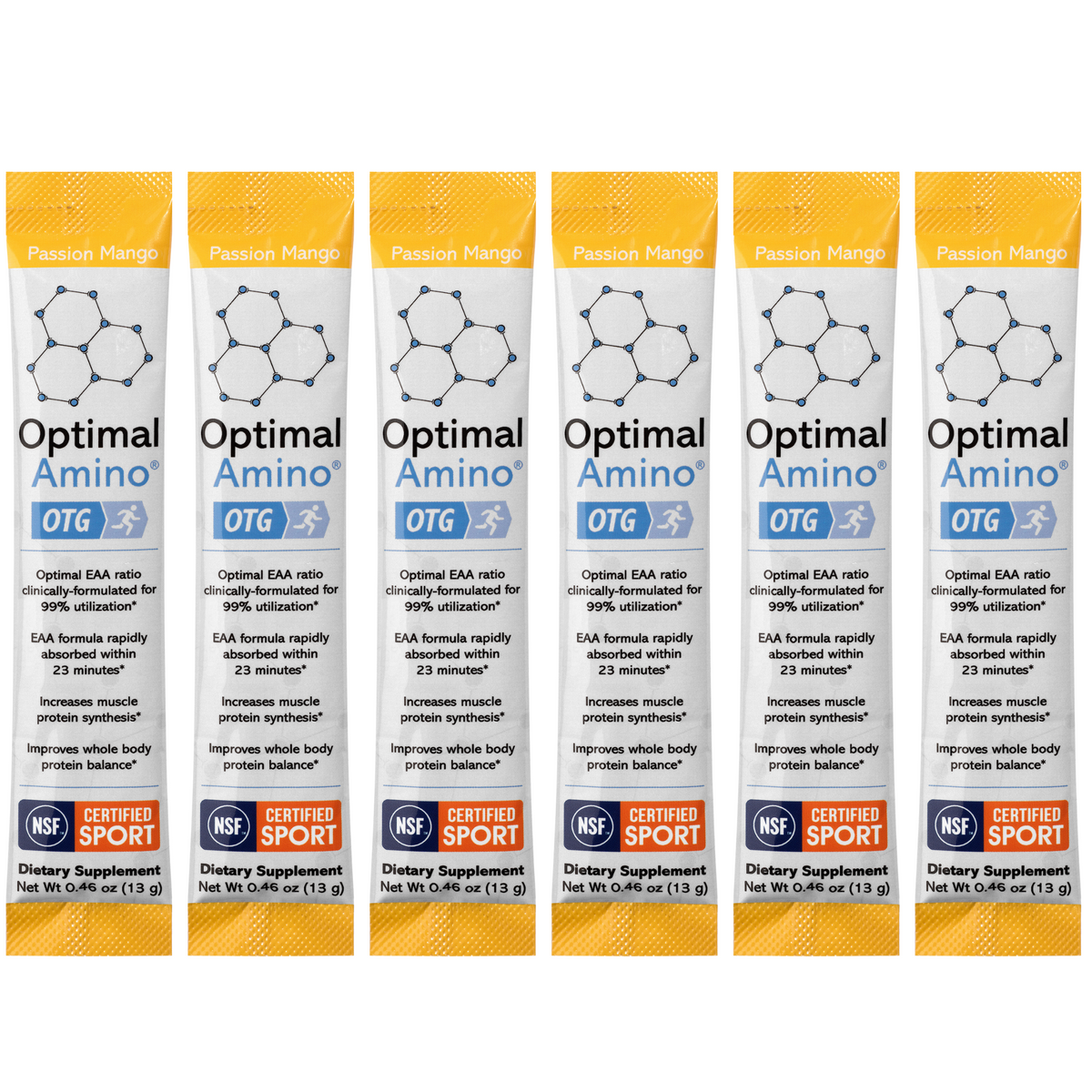 OptimalAmino® OTG Stick Packs - 6 Servings