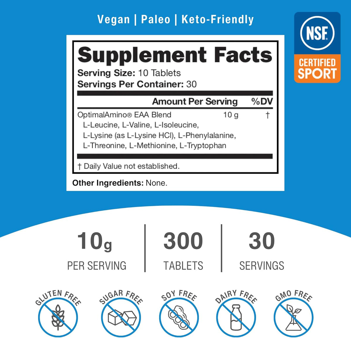 OptimalAmino® Tablets - Health Bundle