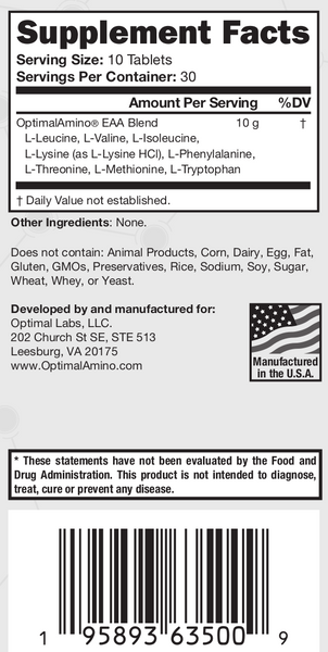 OptimalAmino® Tablets - Health Bundle